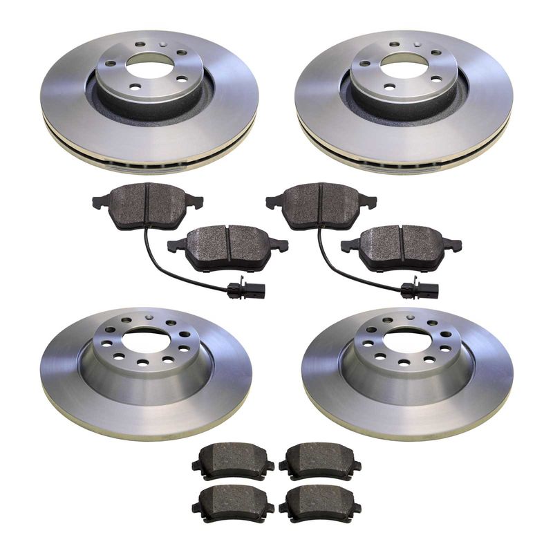 Bremsen vorn hinten AUDI A6 4F Pr Nr 1LT 1KD Set Bremsscheiben 